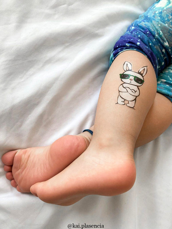 Rad Rabbit temporary tattoos - Ducky Street