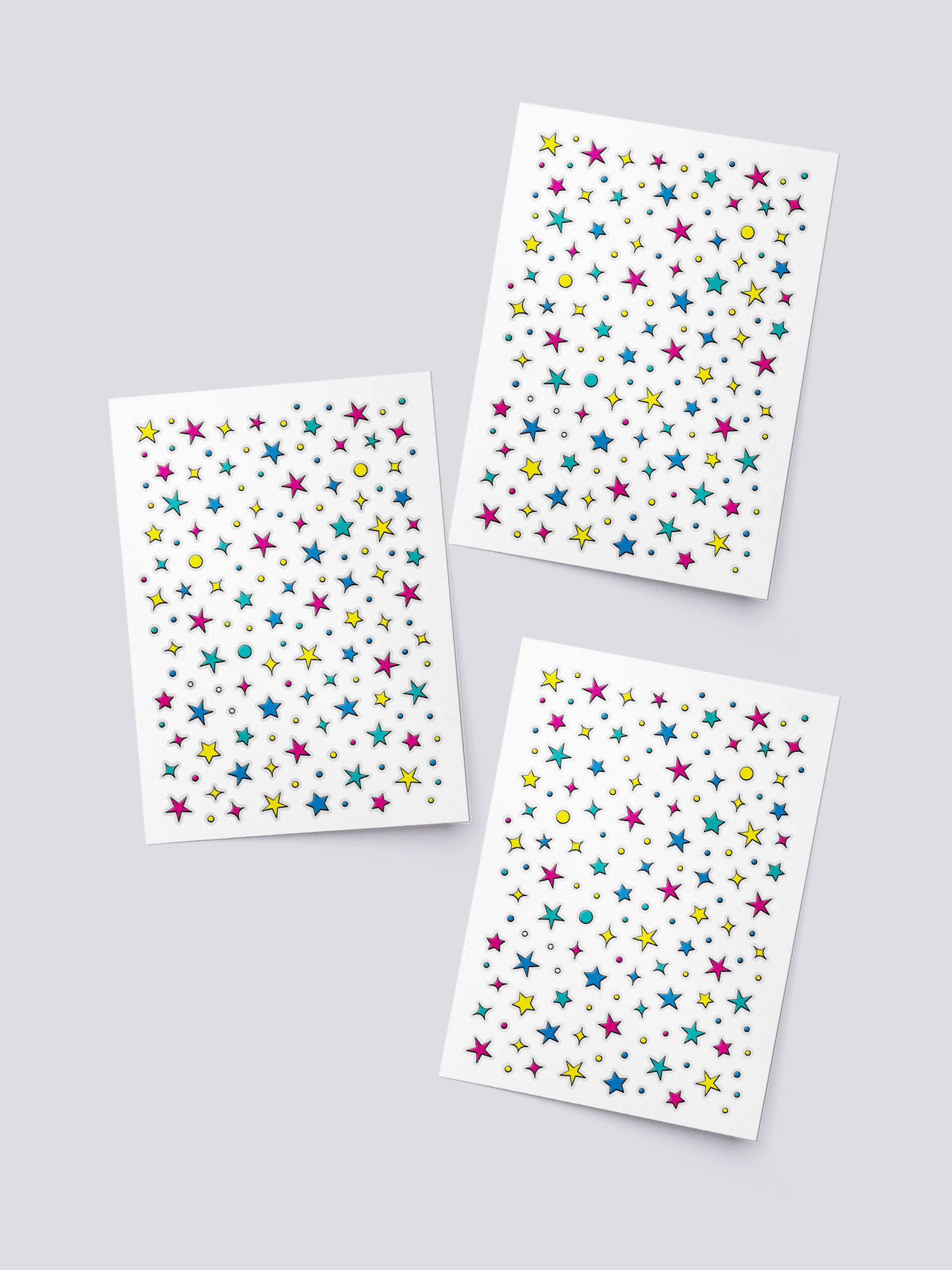 Colorful Star Freckles Temporary Tattoos for Kids - Perfect for Parties ...