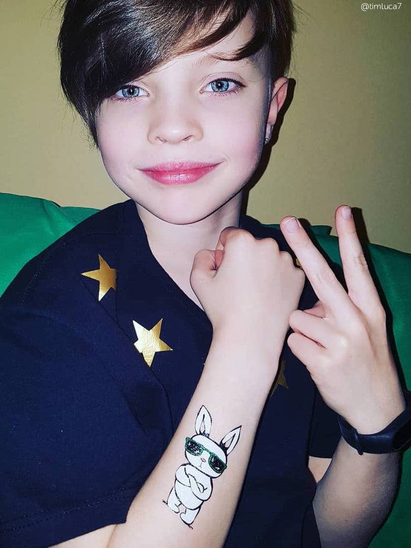 Rad Rabbit temporary tattoos - Ducky Street